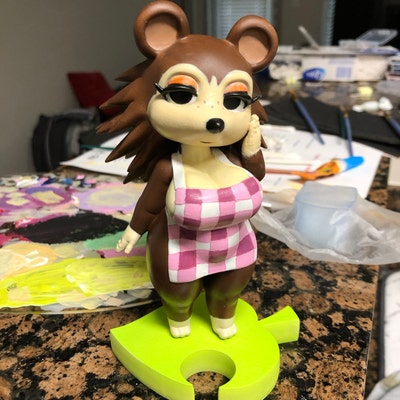 Bowsette 3D Printed Statue Garage Kit Model Kit Designed by Ellaart - Etsy