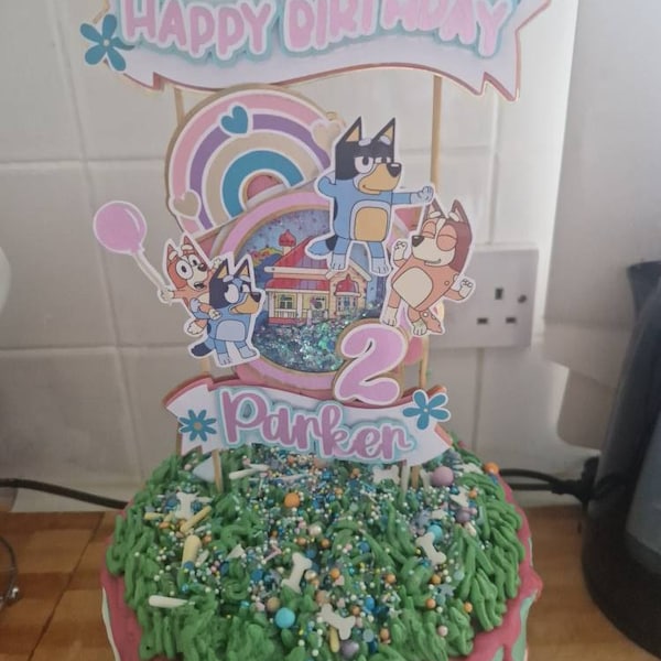 Bluey Sprinkles Blue Orange Sprinkle Blend Mix Cupcake Cake Biscuit ...