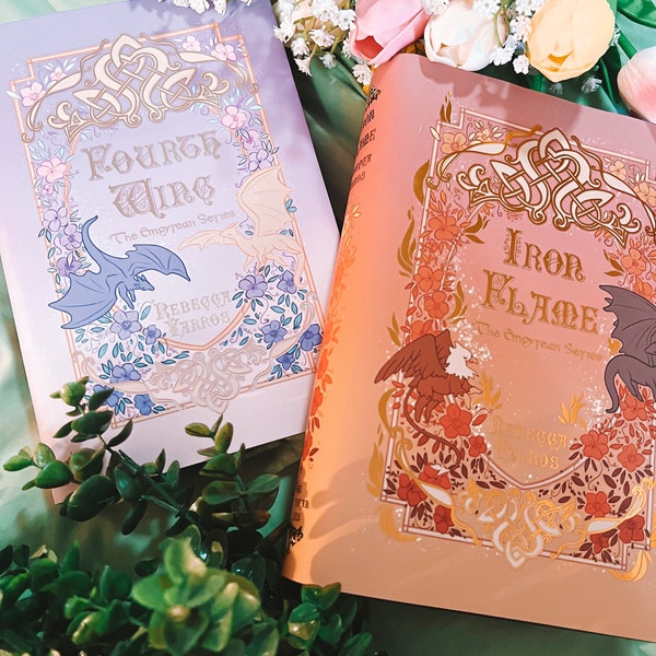 Fourth Wing Rose Gold Dust Jacket - Etsy