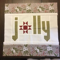 DIGITAL Pattern: Jolly Mini Quilt (wall Hanging or Pillow) - Etsy Canada