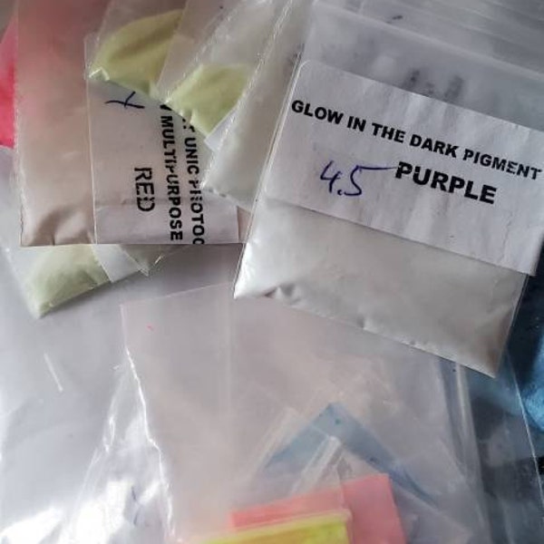 ROYAL BLUE Glow in the Dark Neon Pigment Powder - Etsy