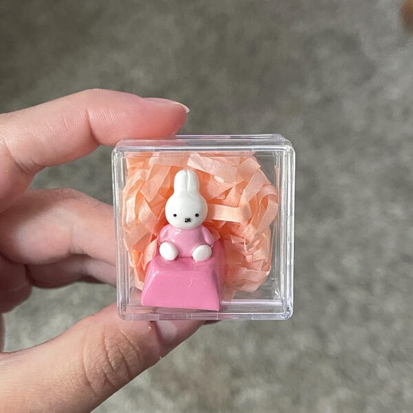 Miffy Artisan Keycap | Rabbit Keycap | Cute Keycaps | Handmade | Miffy ...