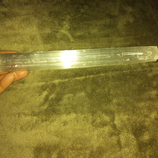 9 In. SELENITE Wand LARGE | Magic Fairy Wands | Crystal Healing ...
