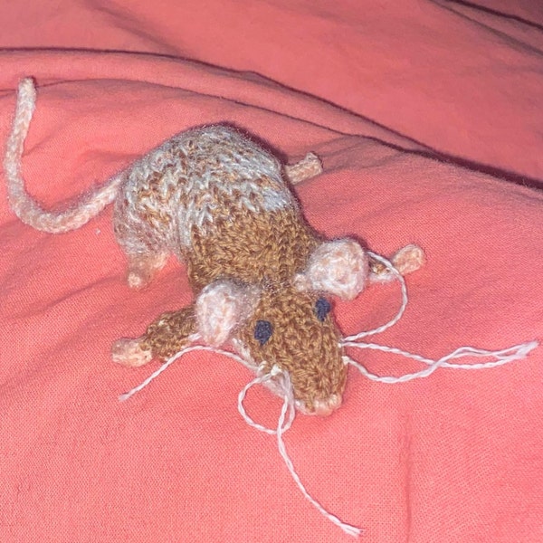 Miss Moppet's Mouse Knitting Pattern - Etsy