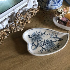 Gold Rim Glass Trinket Dish Vintage Key Dish Glass Candy - Etsy