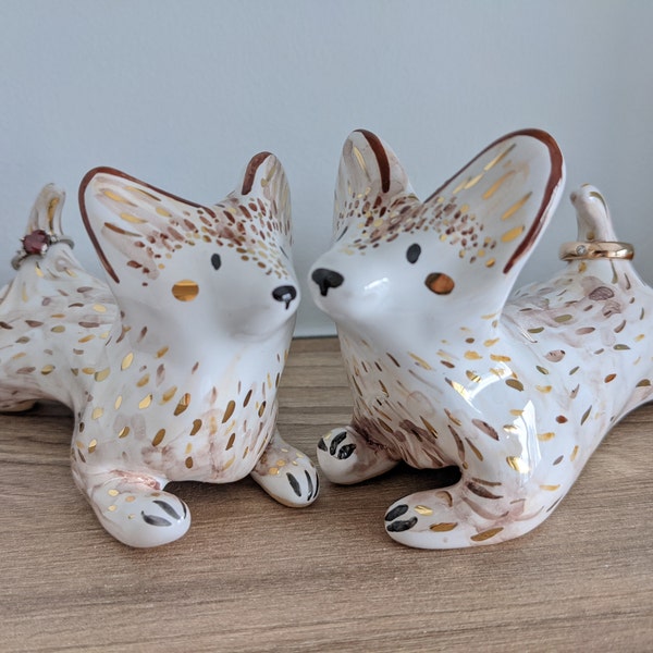 Corgi Gifts, Corgi Butt, Ceramic Dog Figurine, Ring Holder, Ceramic ...