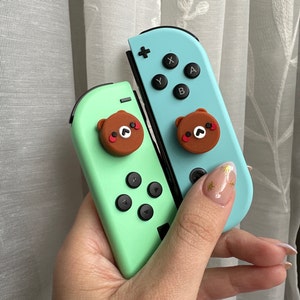 Woodland Creatures Joy-con Stick Caps: Bear - Etsy