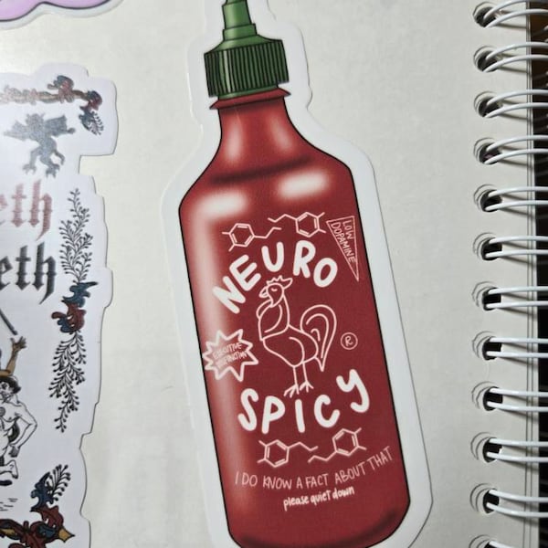 Overstimulated ADHD Too Many Sounds Sticker Neurodivergent Mental ...