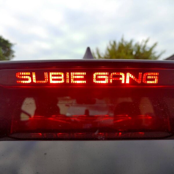 Vinyl Brake Light Decal - Matte Black - Etsy
