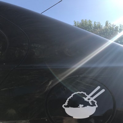 Rice Bowl Ricer Chop Sticks Vinyl Decal Sticker JDM Honda Toyota VTEC ...
