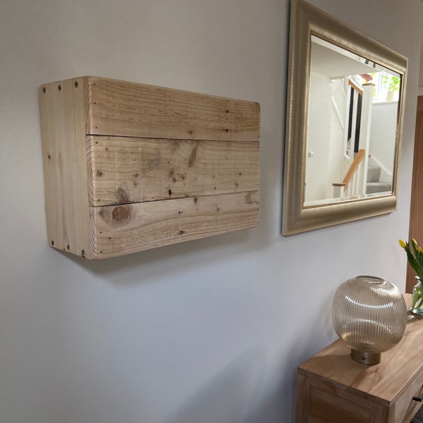Handmade Rustic Reclaimed Wood Fuse Box Cover: Custom Sizes Available ...