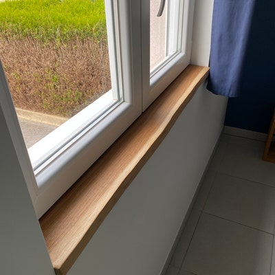 Wall Board Windowsill Cover Plate Oak Tree Edge Solid Brushed and Oiled ...