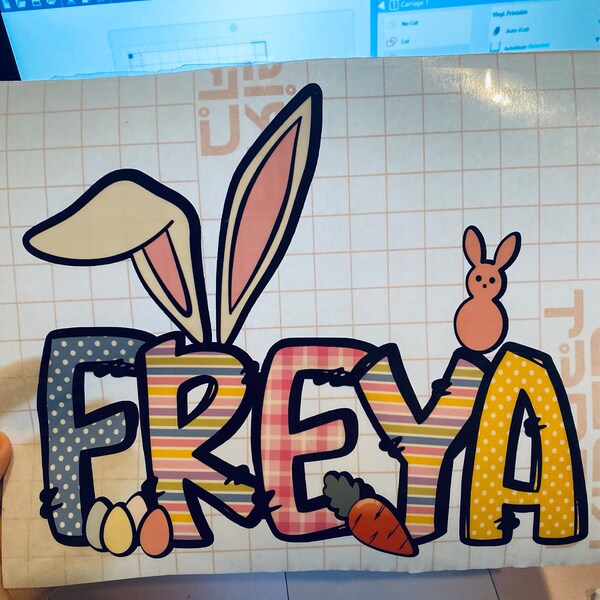 Easter Alphabet Doodle Letters PNG Bundle , Bunny, Easter Eggs, Alpha ...