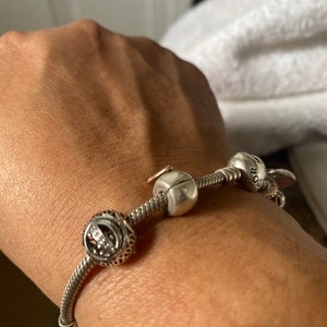 Pandora S925 Silver Sparkling Paw Prints Charm - Etsy