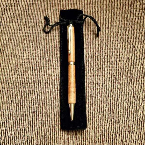 Handmade Wood Pen, Custom Pen, Luxury Pen, Candy Stripe Pen, Maple Pen ...