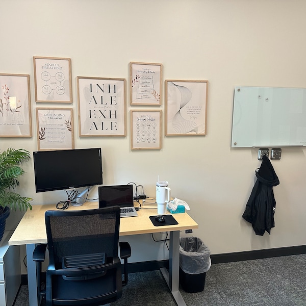 12 Therapist Office Art Decor, Psychologist Print Bundle, Counseling ...