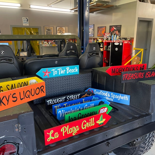 Family Directional Signs Personalized Mileage Arrows, Fully ...