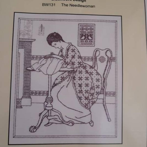Large Vintage Stamped Linen Cross Stitch Sampler Kit. Rare ...