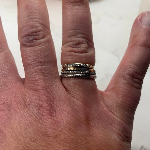 Antique 10K Gold Baby Signet Ring Victorian Solid Rose Gold Initial R ...