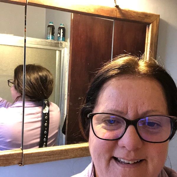 11 INCH BLACK Leather Motorcycle Hair Wrap| Hair Protector, Ponytail ...