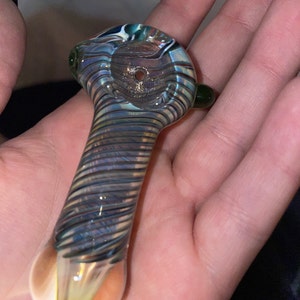 Mystery Glass Pipes Smoking Hand Pipe Glass Handmade Unique Bowl Small ...