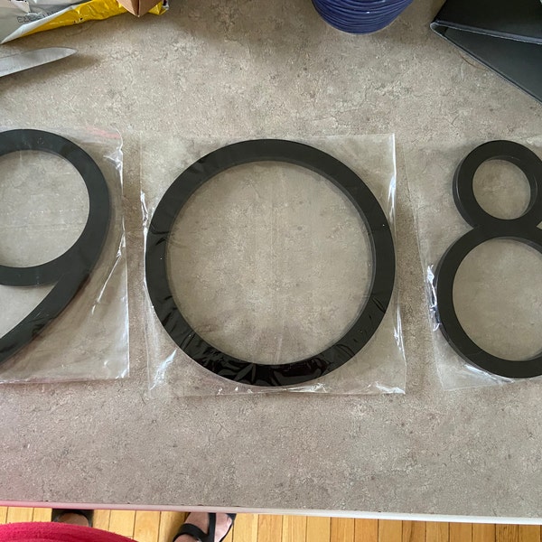 8 Inch House Numbers - Modern Farmhouse Apartment Building Home Address ...