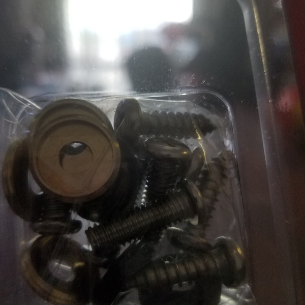 Powder Coated Red Stainless Steel License Plate Frame W/ Red Screw Caps ...