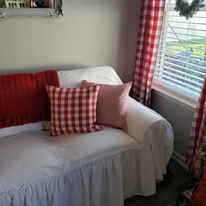 Slipcover Ruffled Slipcover Sofa Cover Sofa Scarf Slip Cover Couch ...