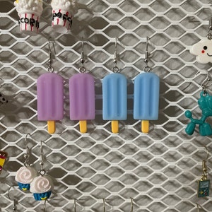 2pc or 10pc Colorful Popsicle Charms Pastel Pink Charm ombre Popsicle ...