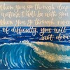 Custom 11x14 Canvas Quote Art Hand-painted Calligraphy - Etsy