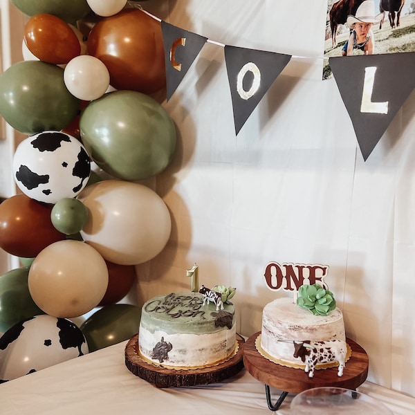 My First Rodeo, First Rodeo Cake Topper, Western First Birthday, Cowboy ...