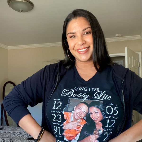 Custom Memorial Shirt Long Live Personalized Funeral Tshirt in Loving ...