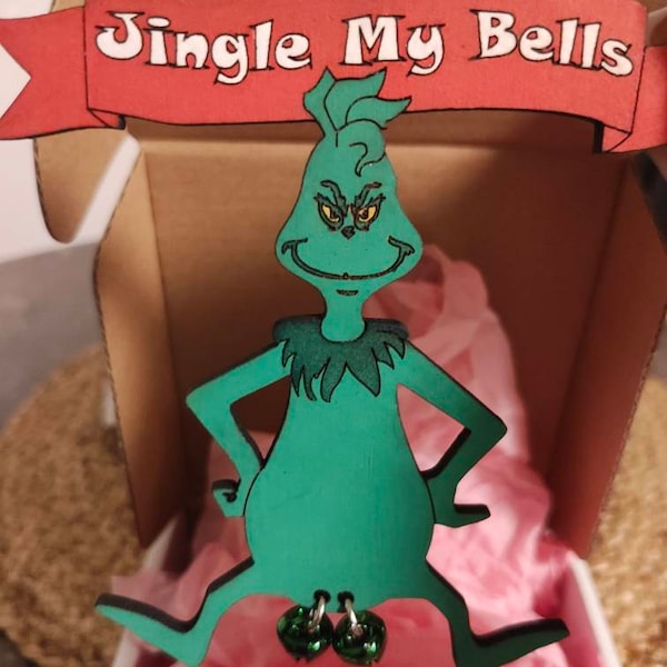 Grinch "jingle My Bells" Ornament - Etsy