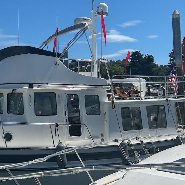 Boat Name Flag Custom Flags Nautical Gift for Him the Flag Chick - Etsy