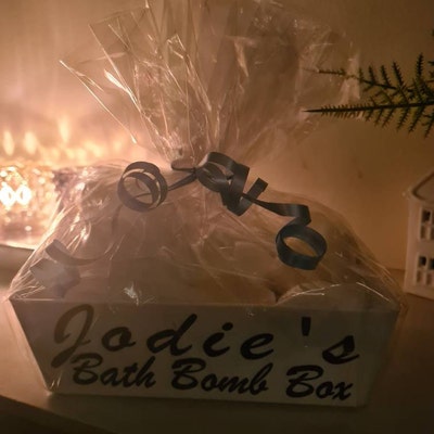 Bath Bomb Gift Set Box-personalised Gift-pamper Box-lockdown Gift ...