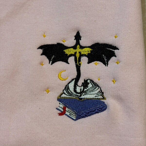 Fourth Wing Inspired | Machine Embroidery Design File | 5x7 | PES JEF ...