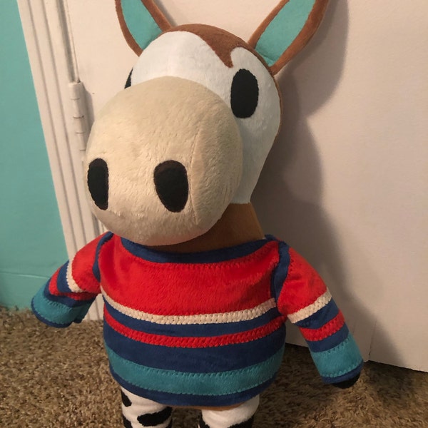 Papi Animal Crossing Plush Toy Papi Lazy Horse Villager Animal Crossing ...