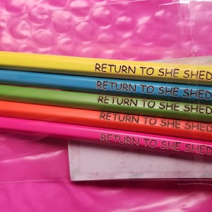 Personalized Pastel School Pencils, 1st Day of School Gift, Lets Start ...