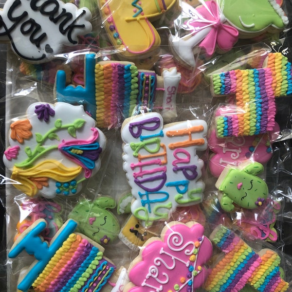Custom Fiesta Cookies: Personalized Party Favors - Etsy