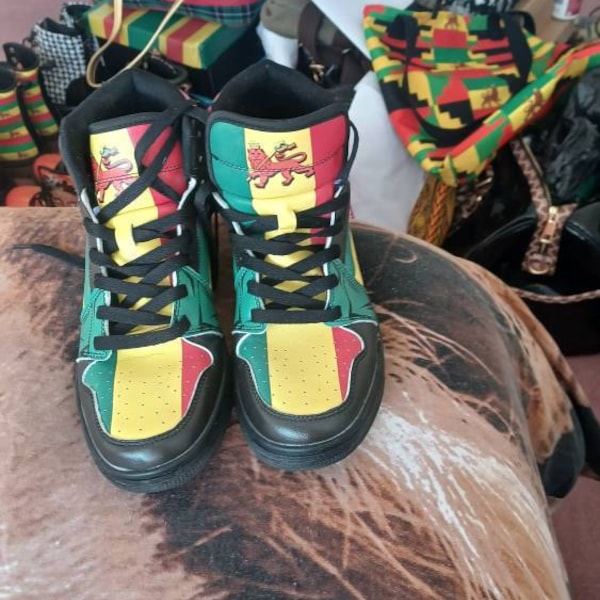 Rastafari Lion of Judah High Tops, National Flag, Rasta, Rastafari ...
