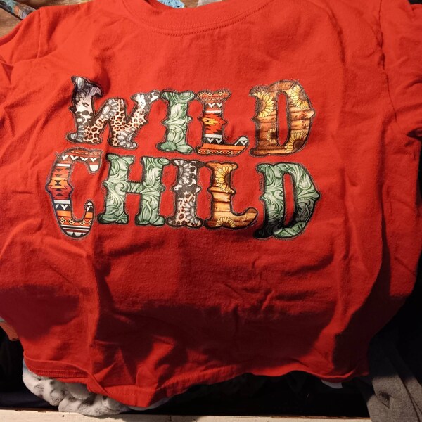 Wild Child Western Aztec Transfer Ready to Press Transfer-dtf Transfer ...