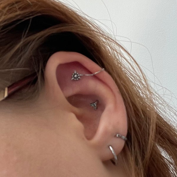 Conch Chain,box Chain, Ear Piercing Chain, Conch Piercing/conch ...