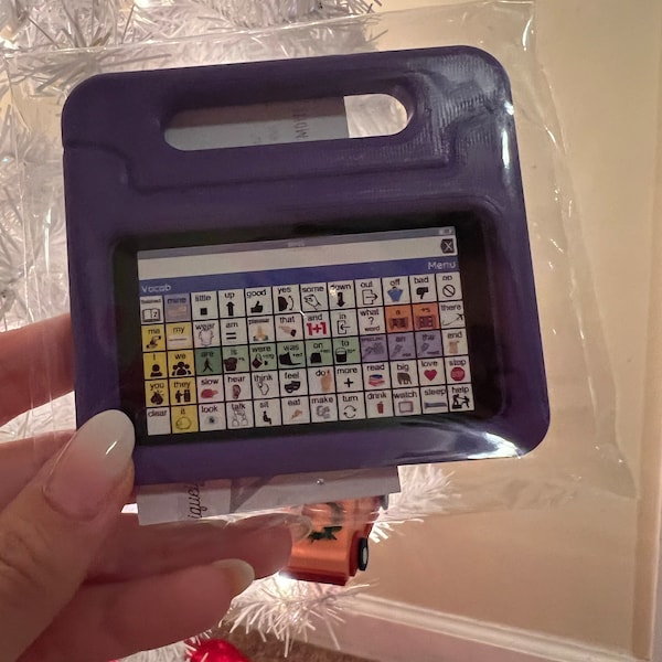 Toy AAC Tablet for Doll or Stuffed Animal, AAC Toy for Stuffies, AAC ...