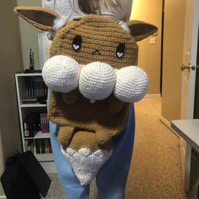 Evolution eevee Like Backpack Crochet Pattern DIGITAL PATTERN ONLY - Etsy
