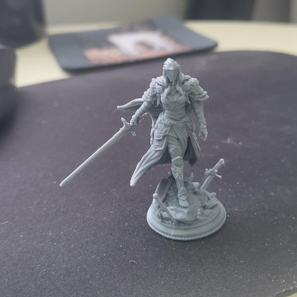 Heron - Tiefling Infernal Warlock Figure 12k + Base Print 3D RPG ...