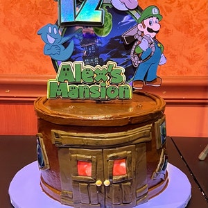 Luigis Mansion Inspired Cake Topper Custom - Etsy