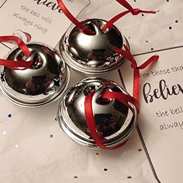Santa Sleigh Bell, Polar Express Bells 3 for 10 - Etsy