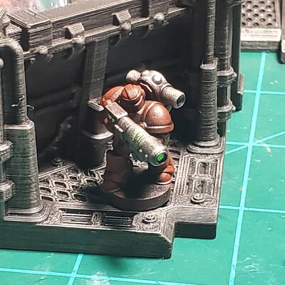 Orbital Knights Point Defense Turret for Tabletop Wargaming. - Etsy