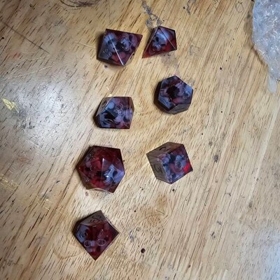 Dice Set Skull Sharp Edge, D&D Dice Set for Dungeons and Dragons D and ...