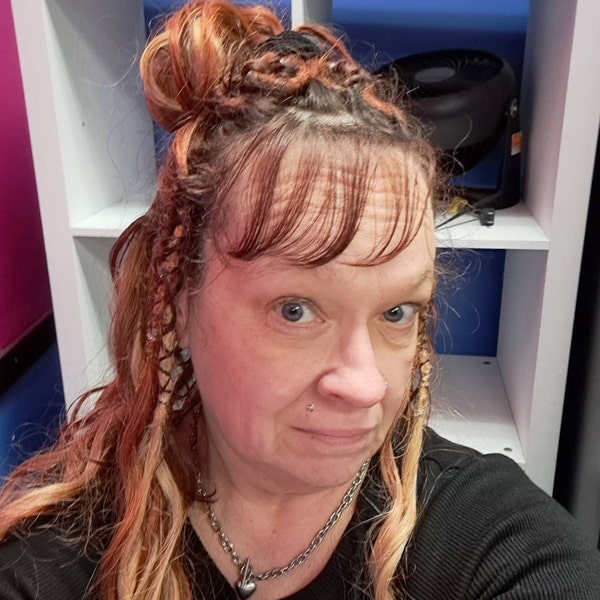 New DE Loose Wave Locks Dreadlocks. Curly Synthetic Dreads Extensions ...